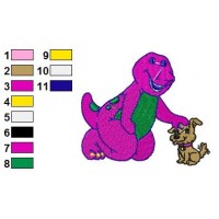 Barney Embroidery Designs