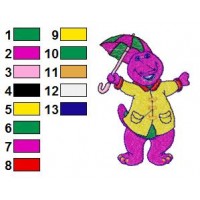 Barney Embroidery Designs