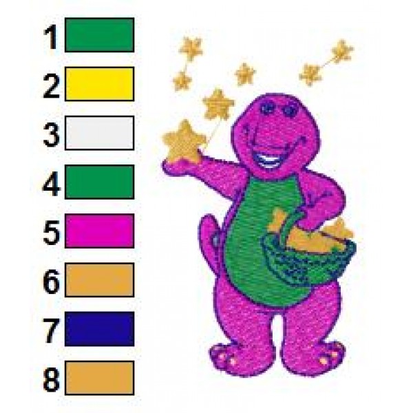 Barney Embroidery Design 46