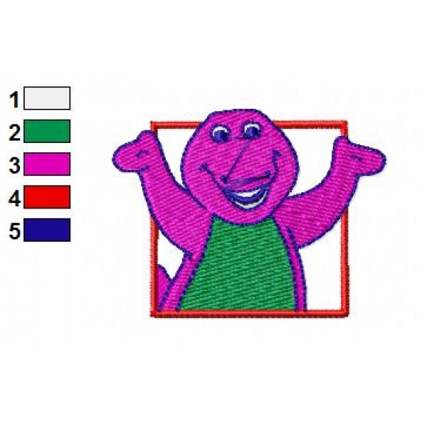 Barney Embroidery Design 52