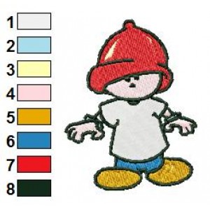 Cute Boy Embroidery Designs