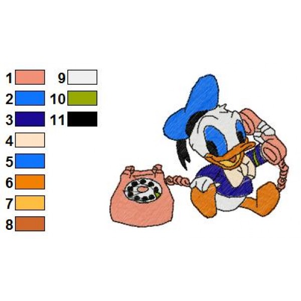 Disney Babies Embroidery Design 12