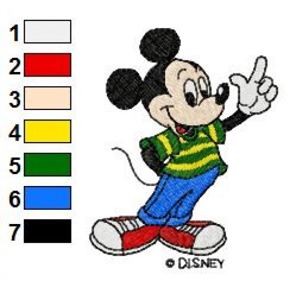 Disney Characters Embroidery Design 13