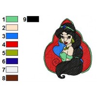 Disney Princesses Embroidery Design