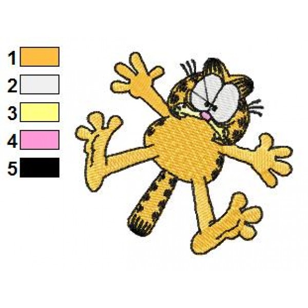 Garfield 01 Embroidery Designs 30