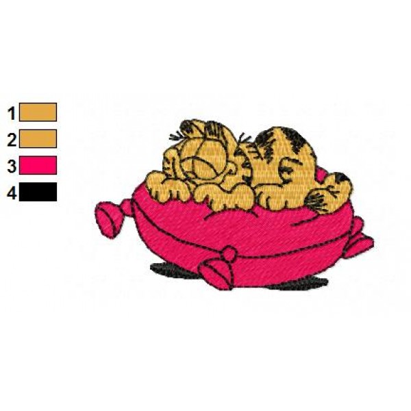 Garfield 01 Embroidery Designs 39