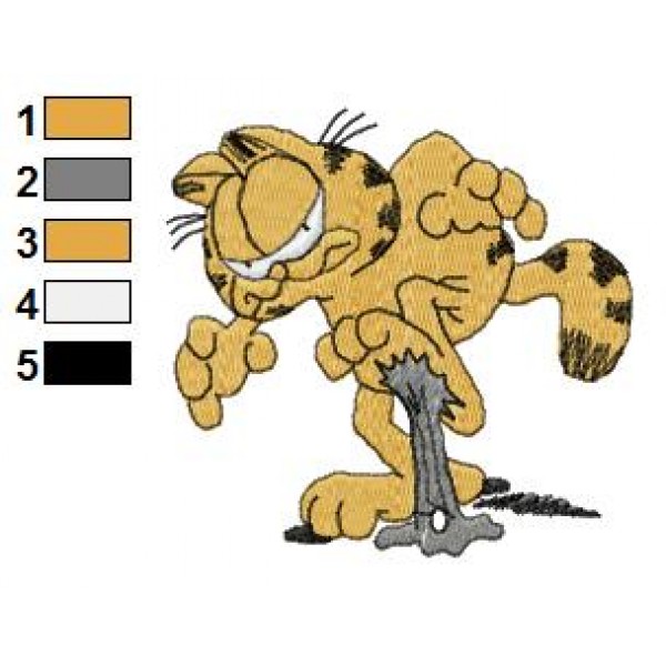 Garfield 01 Embroidery Designs 41